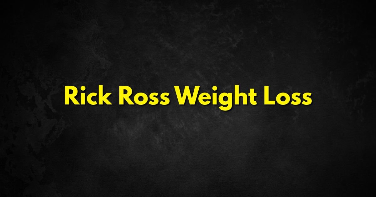 Rick Ross Weight Loss: A Stunning Transformation Revealed